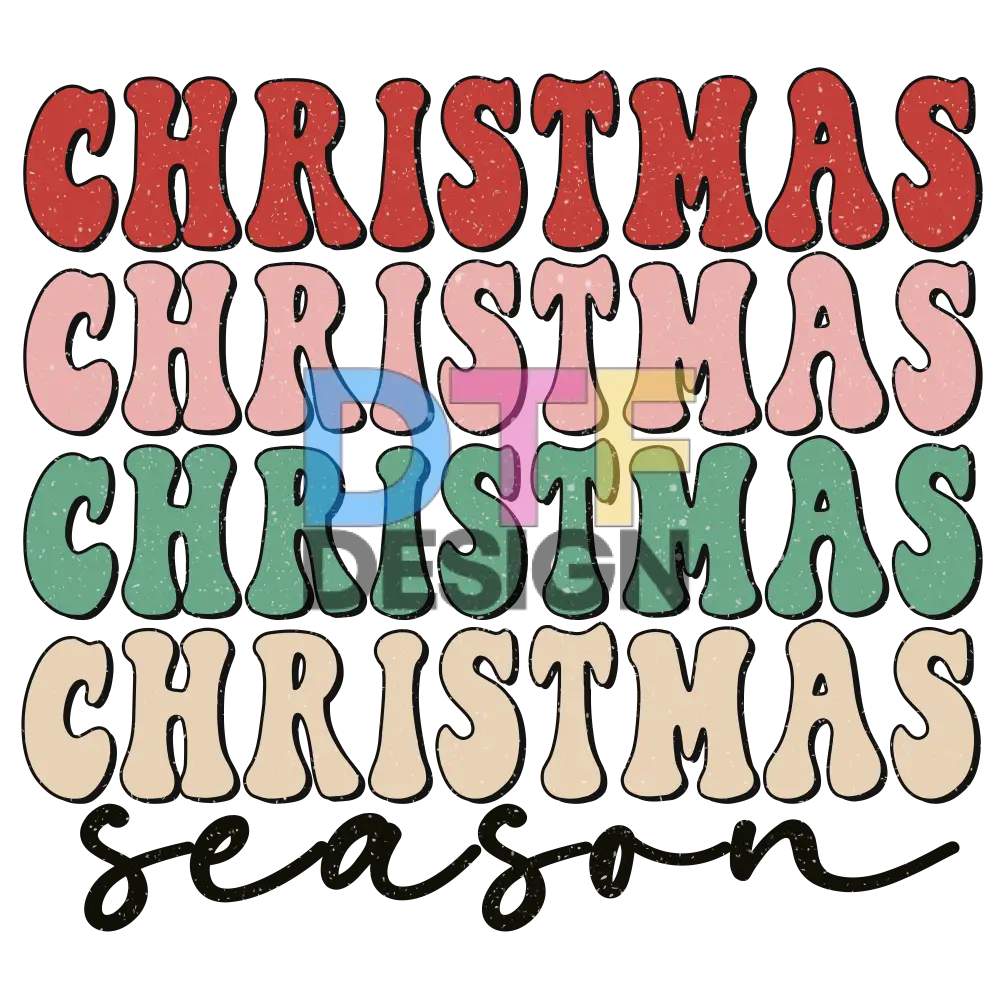 Christmas Season– DTF Design