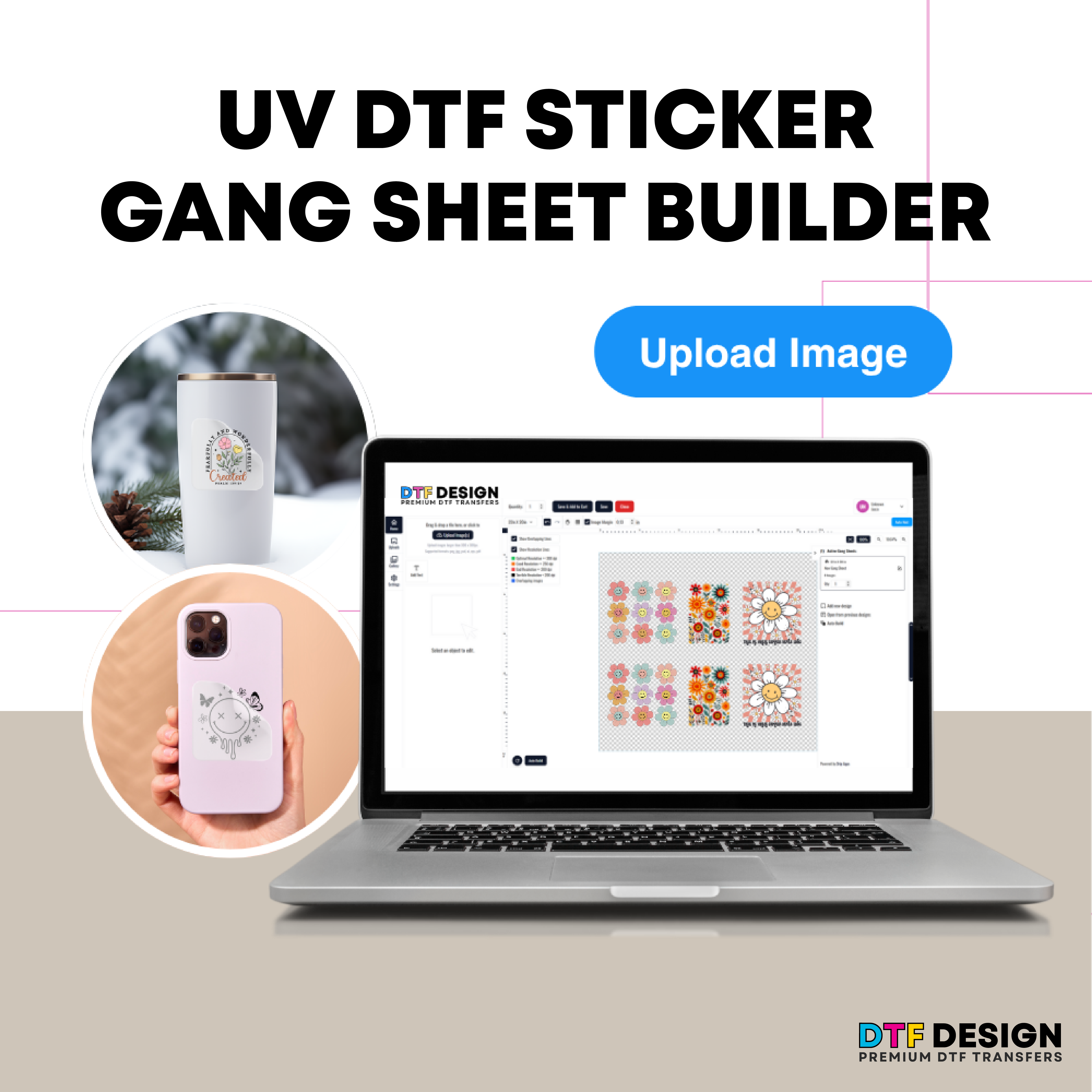 Design Your Own UV DTF Gang Sheets | Durable Transfers | DTF Design ...
